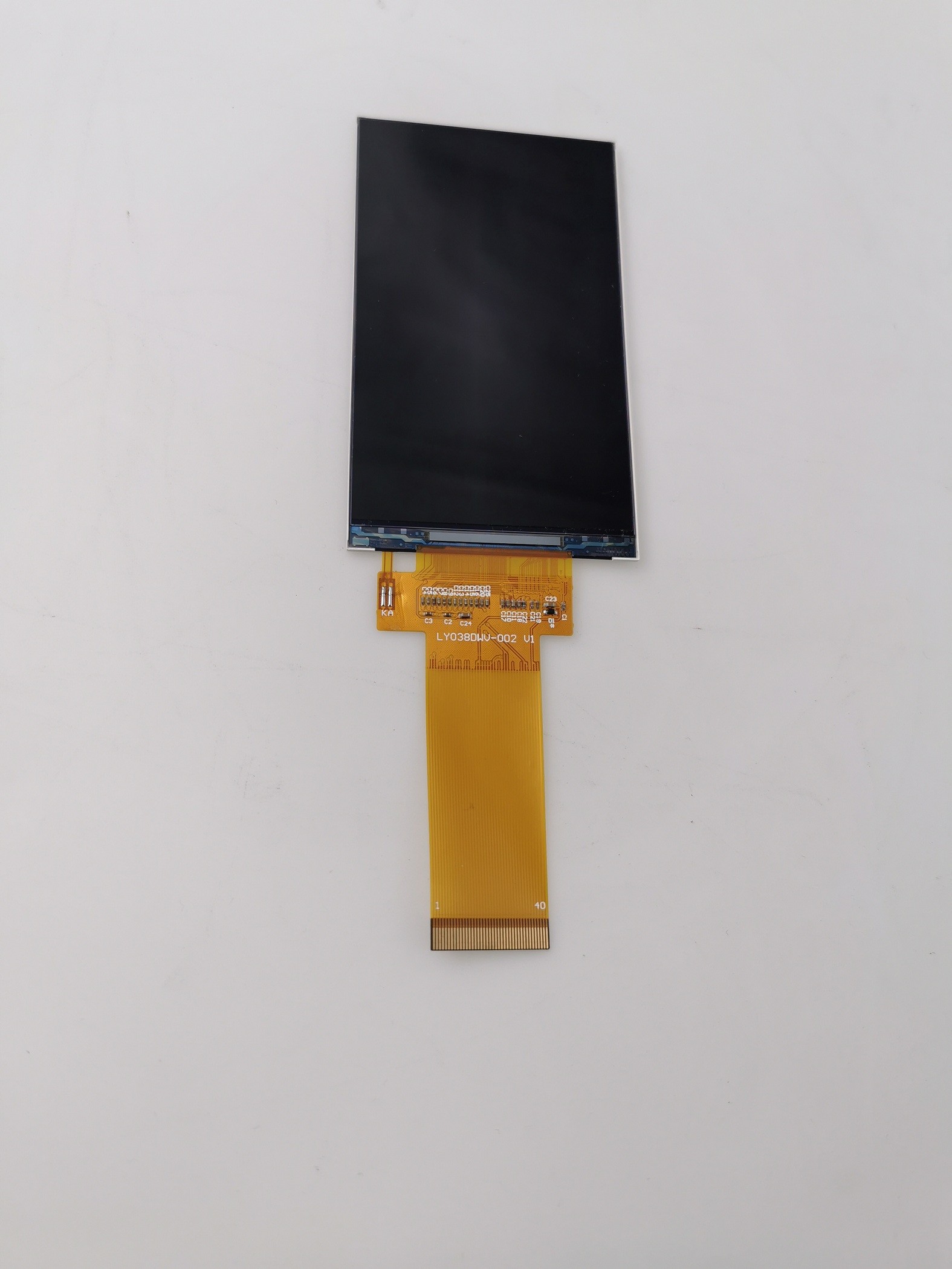 3.8 Inch St7701s IC Sunlight Readable TFT With 40 Pin 480x800 Pixel